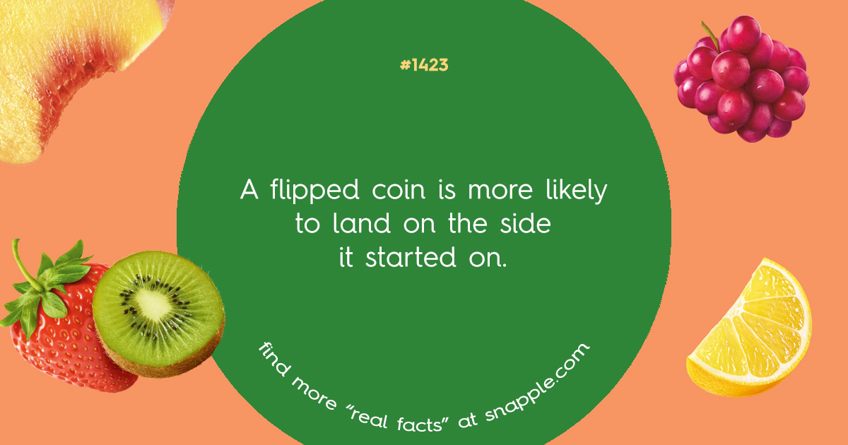 Explore Our Bottle Cap Real Facts #1423 | Snapple