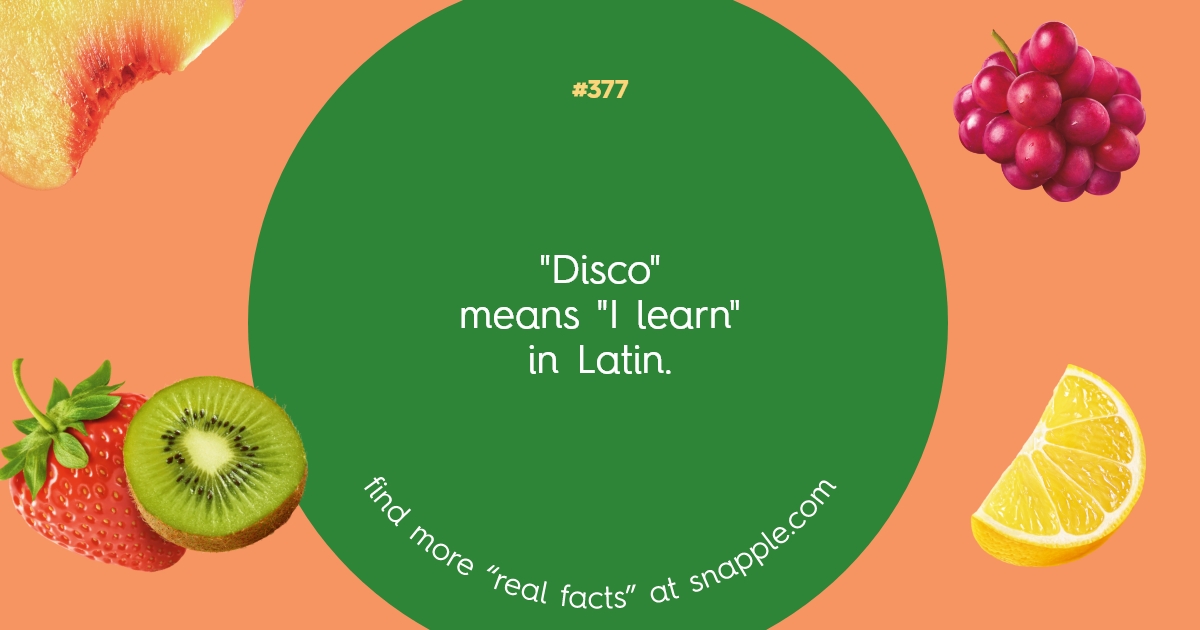 Explore Our Bottle Cap Real Facts #377 | Snapple